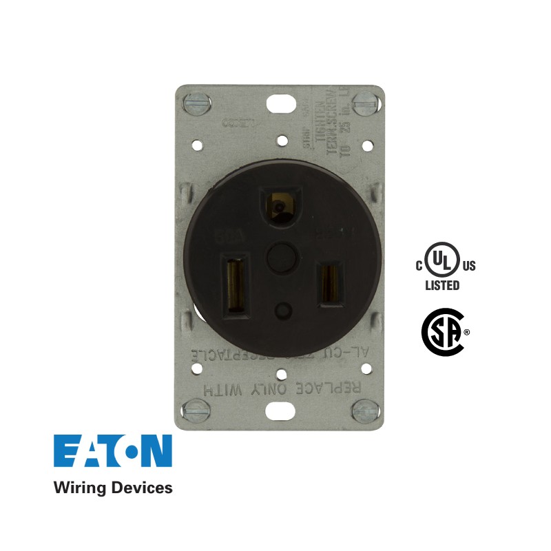 1254 - Recp Single Flush 50A 250V - Modern Electrical Supplies Ltd