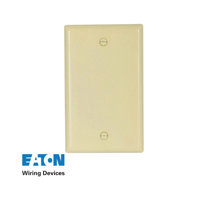 2X4 IVORY PVC BLANK COVER - Modern Electrical Supplies Ltd