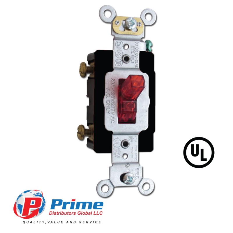 DOUBLE POLE PILOT LIGHT SWITCH 20AMP - Modern Electrical Supplies Ltd