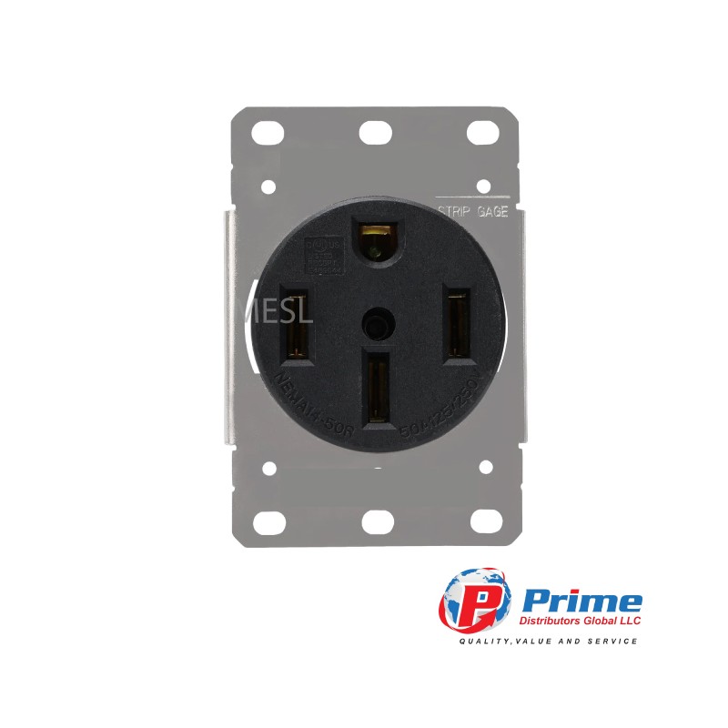 50A 125/250V FLUSH MOUNTING RECEPTACLE - Modern Electrical Supplies Ltd