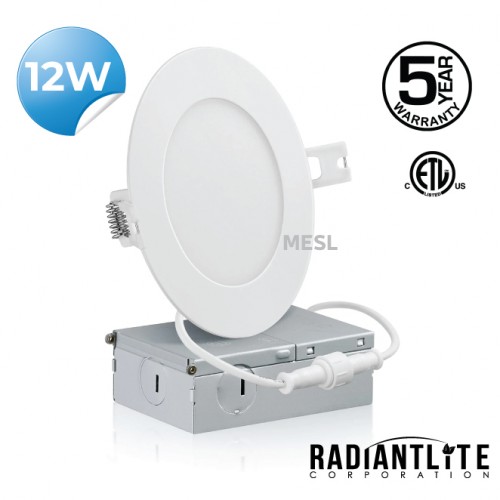 6" ROUND SLIM PANEL DOWNLIGHT - Modern Electrical Supplies Ltd