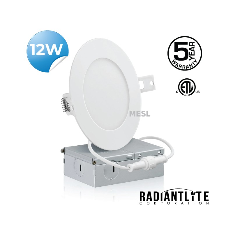 6" ROUND SLIM PANEL DOWNLIGHT - Modern Electrical Supplies Ltd