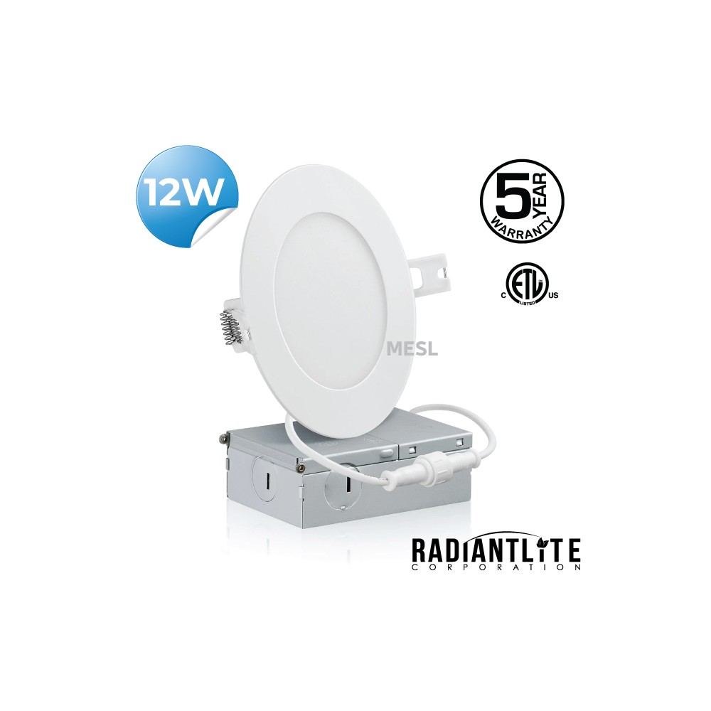 6" ROUND SLIM PANEL DOWNLIGHT - Modern Electrical Supplies Ltd