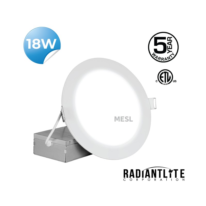 8" ROUND SLIM PANEL DOWNLIGHT - Modern Electrical Supplies Ltd