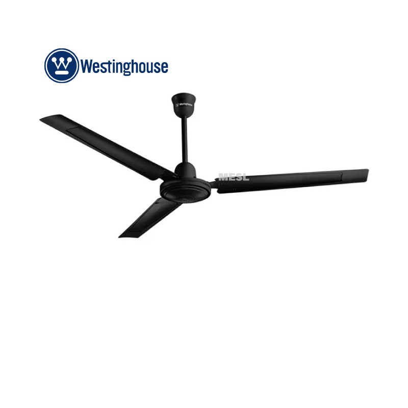 INDUSTRIAL CEILING FAN 10 Rebel III Black - Modern Electrical Supplies Ltd