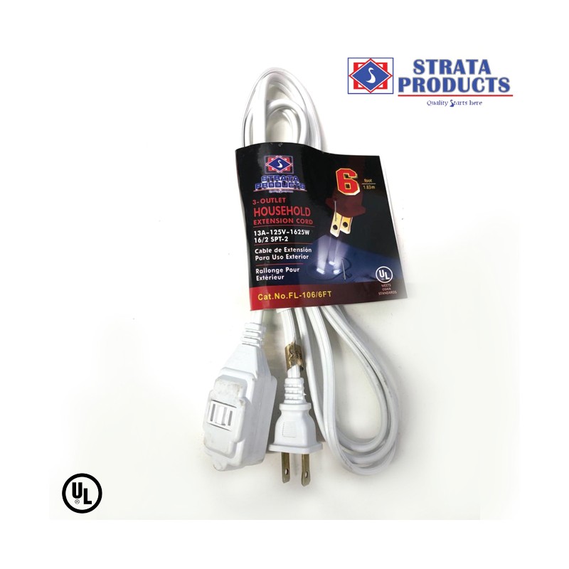 6 FEET EXTENSION CORD - Modern Electrical Supplies Ltd