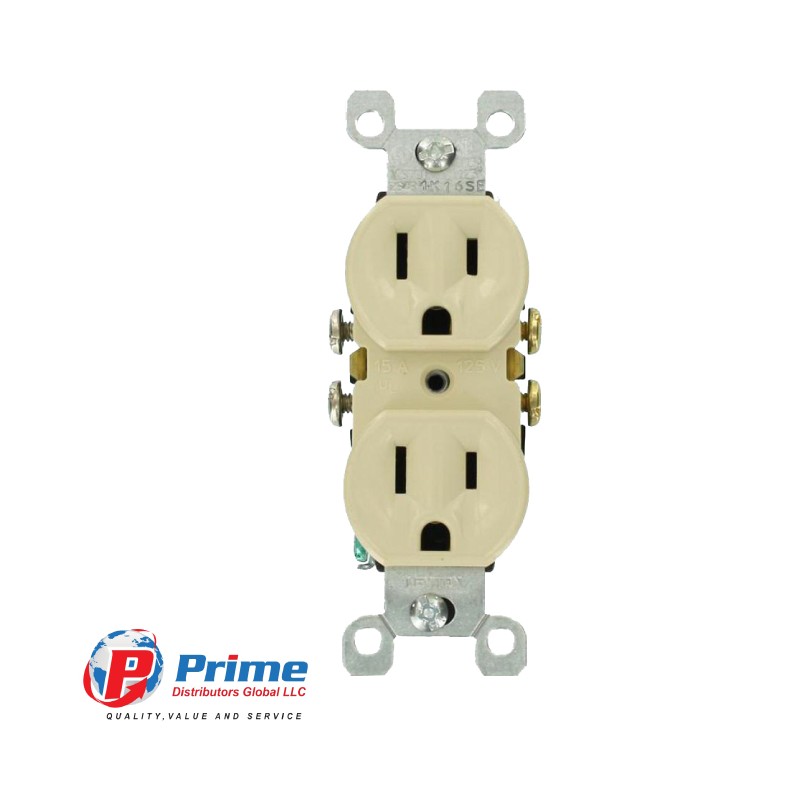 PUSH-IN AND SIDE WIRED DUPLEX RECEPTACLE - Modern Electrical Supplies Ltd