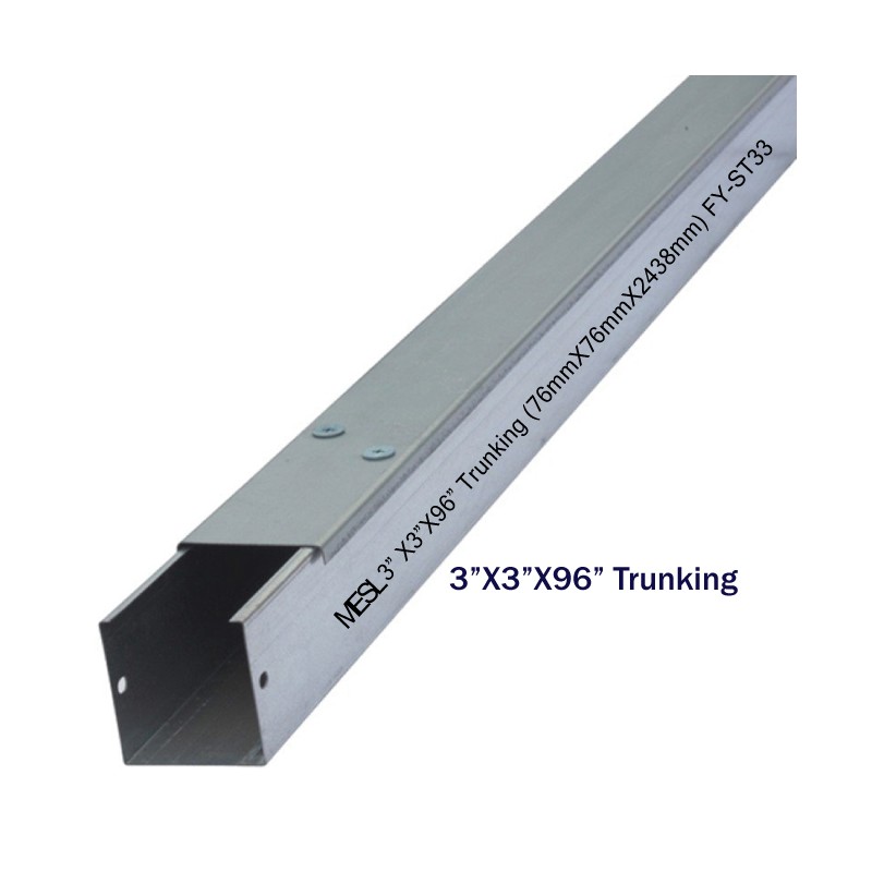 3"X3"X96" Trunking - Modern Electrical Supplies Ltd