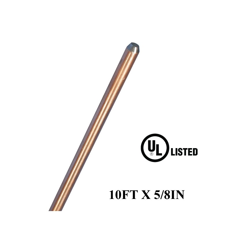 10FT X 5/8IN Copper Bonded Rods - Modern Electrical Supplies Ltd