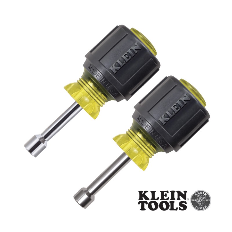 2PC CUSHION GRIP HOLLOW SHAFT STUBBY NUT DRIVER SET - Modern Electrical ...