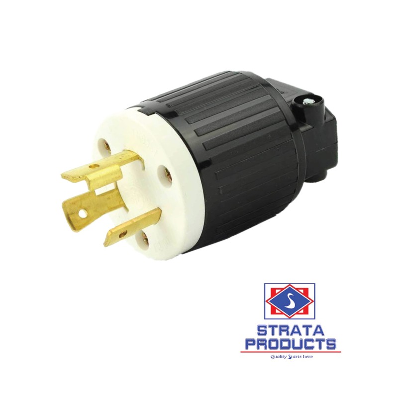 3P 20A 125V LOCKING PLUG NEMA L5-20P - Modern Electrical Supplies Ltd