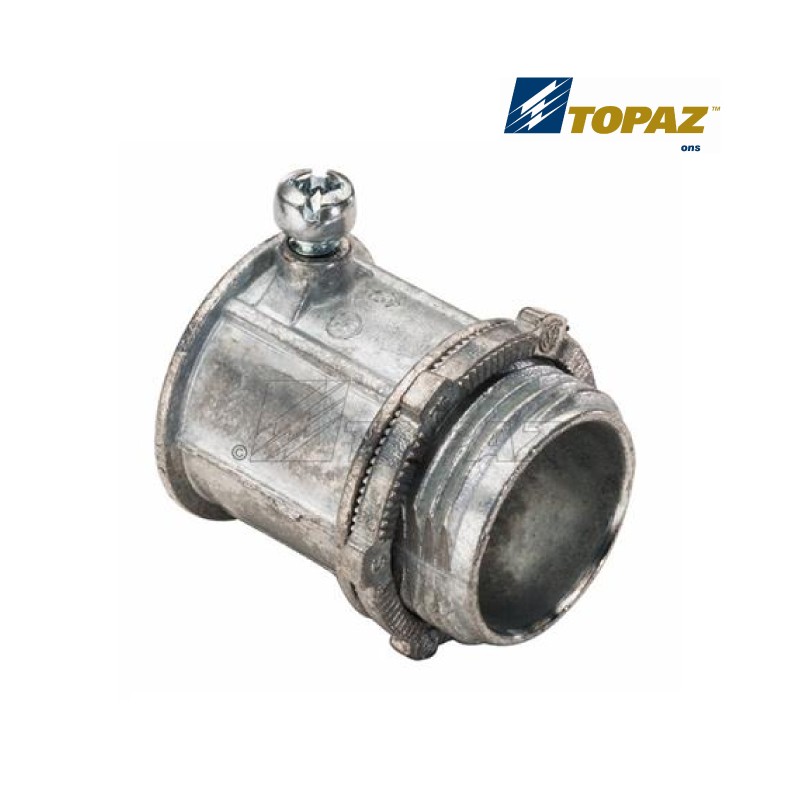 1-1/2" Zinc Die Cast Set Screw Type Connector - Modern Electrical ...