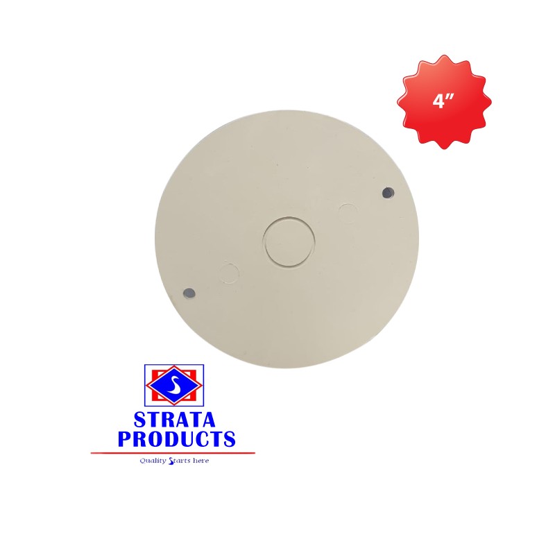 4" OCT PVC BLANK COVER - Modern Electrical Supplies Ltd