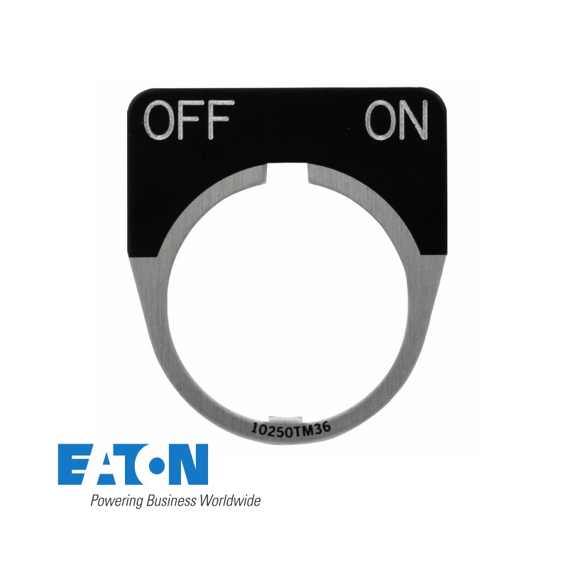 EATON 10250T PUSHBUTTON LEGEND PLATE - Modern Electrical Supplies Ltd