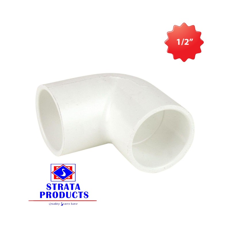 1/2" PVC 90 DEGREE ELECTRICAL SHORT BENDS - Modern Electrical Supplies Ltd