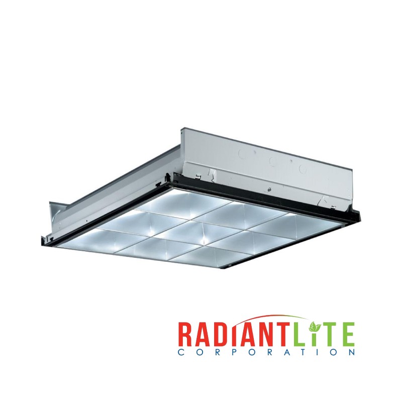 DEEP TROFFER COMPLETE WITH 9 CELL - Modern Electrical Supplies Ltd