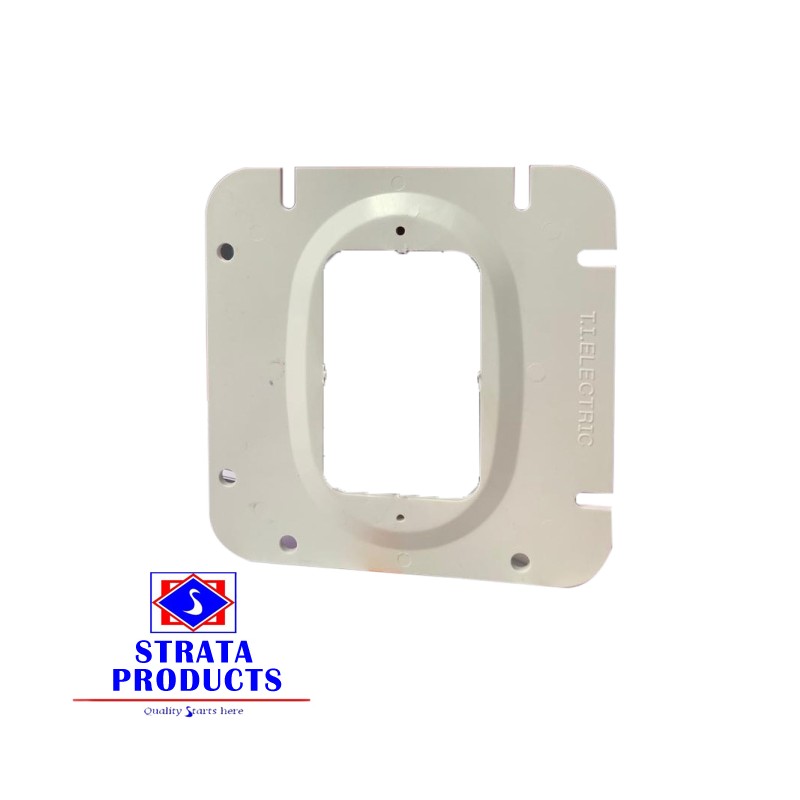 4-11/16" PVC SINGLE DEVICE COVER - Modern Electrical Supplies Ltd