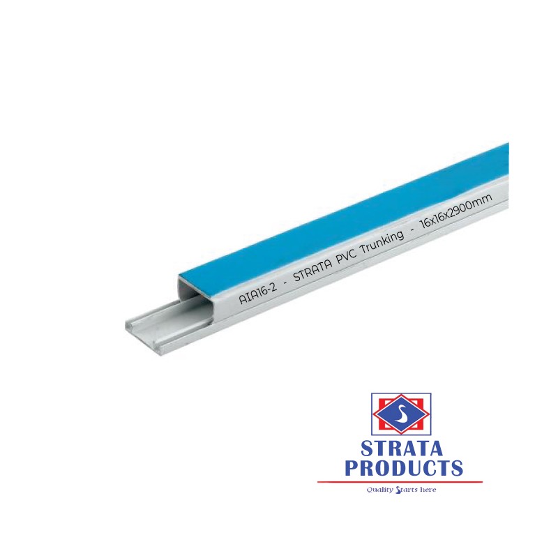 16x16x2900mm PVC TRUNKING - Modern Electrical Supplies Ltd