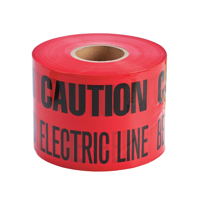 UNDERGROUND NON-DETECTABLE TAPE RED - Modern Electrical Supplies Ltd