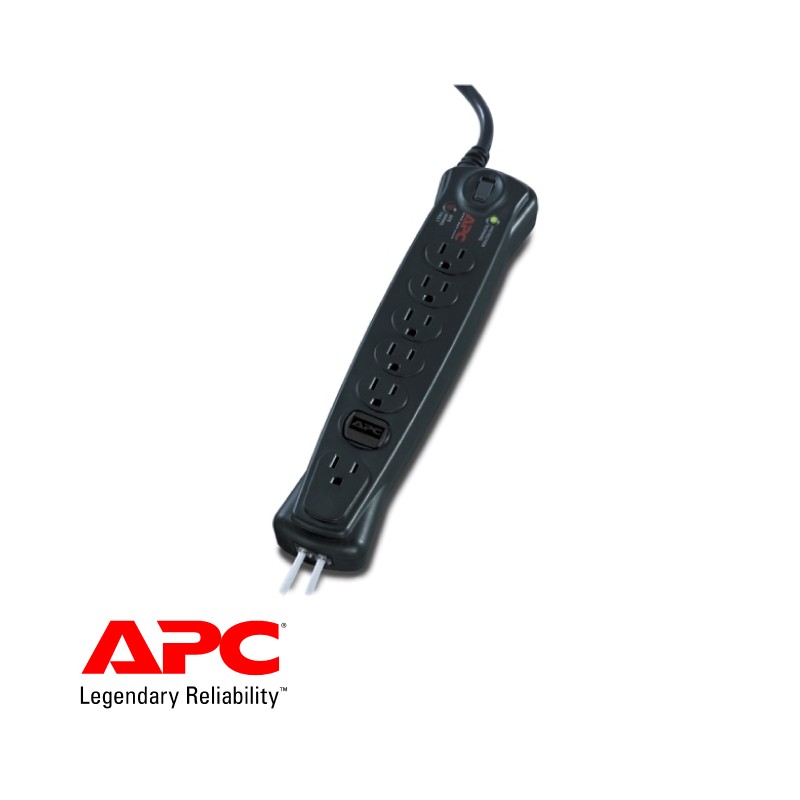 APC Essential SurgeArrest, 7 outlet, phone line protection - Modern ...