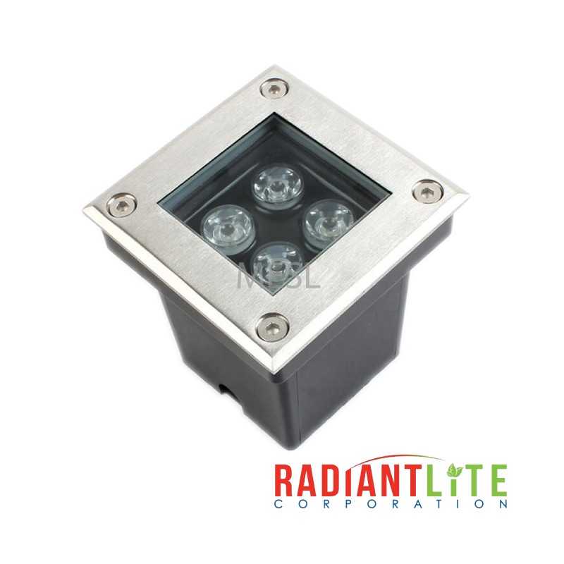 4W Outdoor Led Square Underground Light - Modern Electrical Supplies Ltd