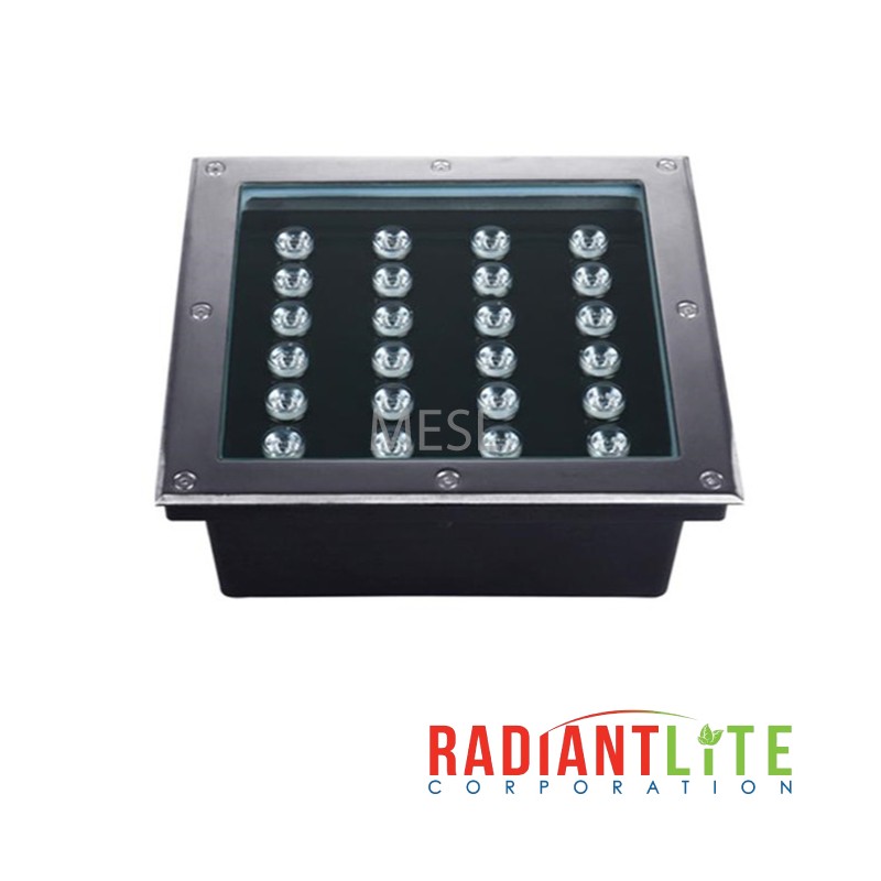 24W Colorful Square Led Underground Lighting - Modern Electrical ...