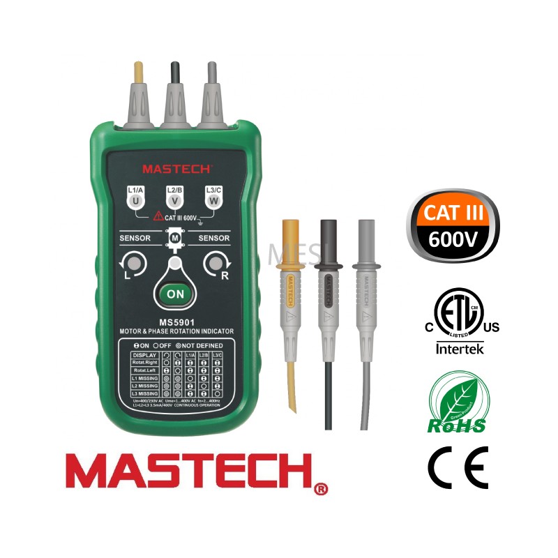 MS5901 - Motor & Phase Rotation Indicator - Modern Electrical Supplies Ltd