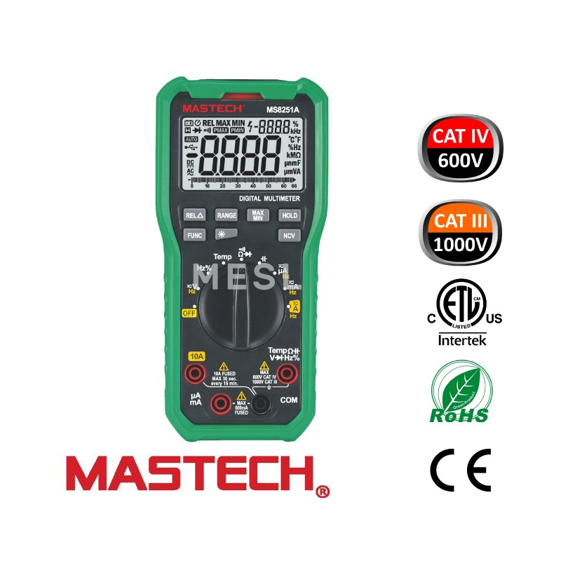 MS8251A - Digital Multimeter - Modern Electrical Supplies Ltd