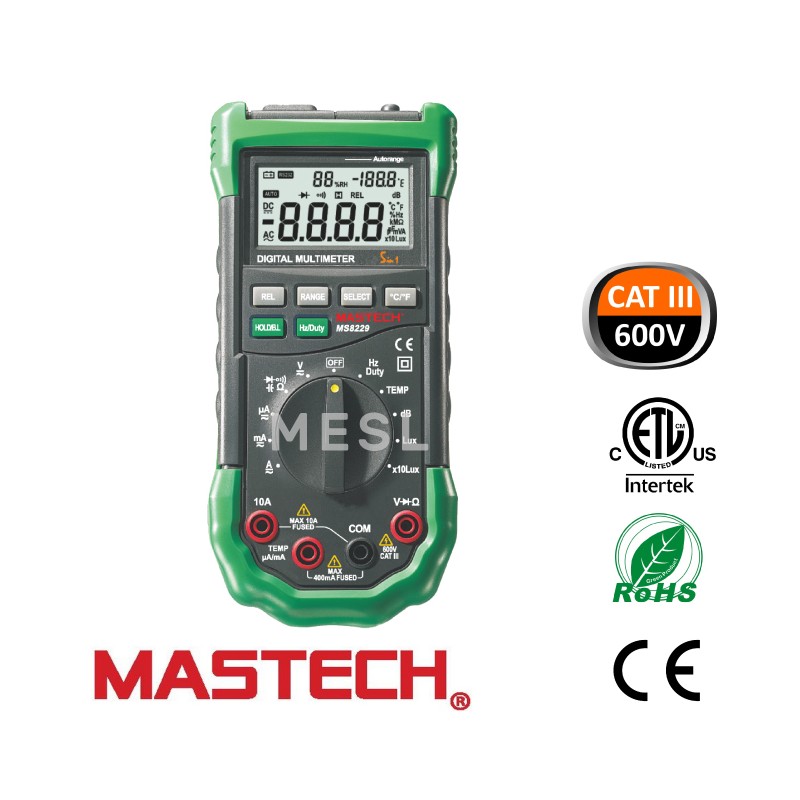 Digital Multimeter With Environment 5 in 1 - Modern Electrical Supplies Ltd